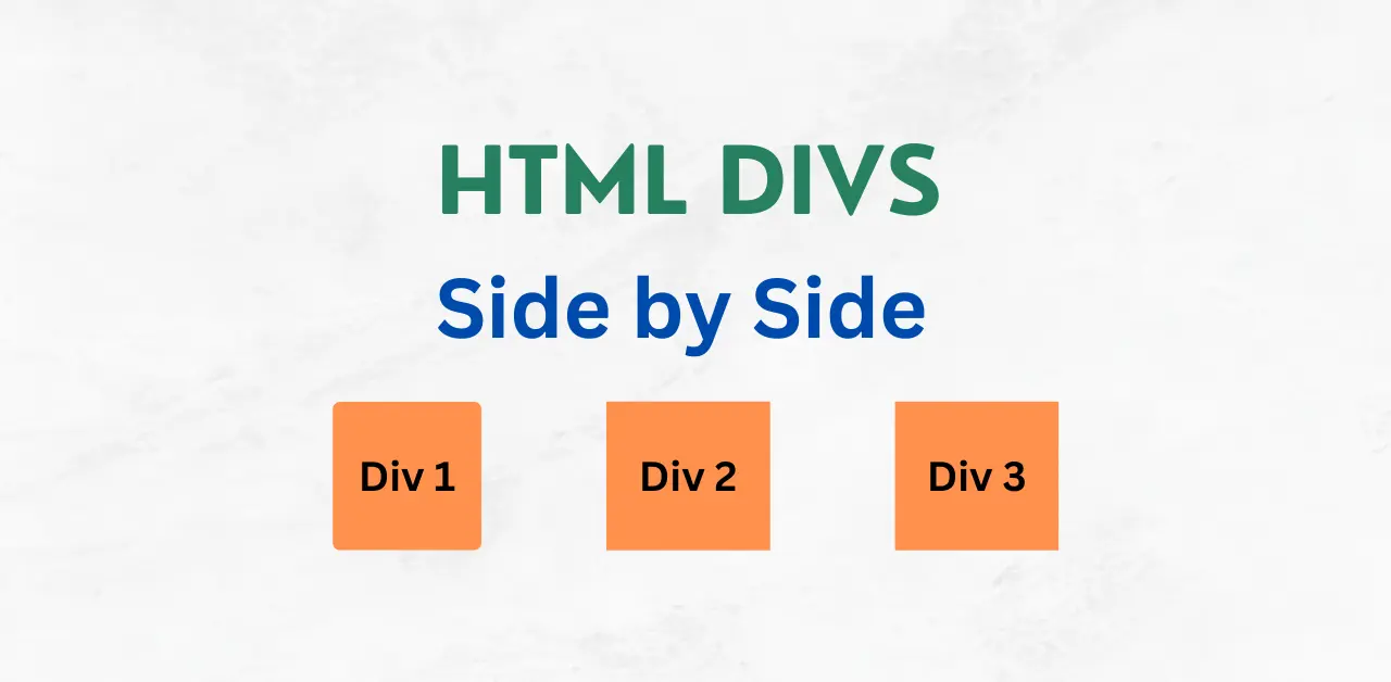 Display Html Div Side By Side CSS Responsive